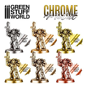 Green Stuff World for Models and Miniatures Chrome Paint - Copper 3694