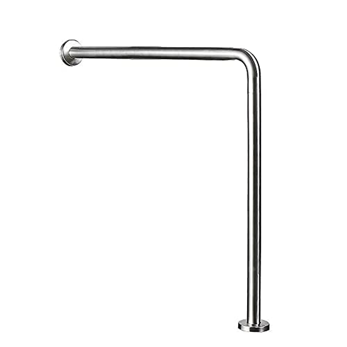 HAIZHEN Bathroom Handicap Rails Grab Bar, L Shape Stainless Steel Toilet Support Rail,Shower Assist Aid Handrails Hand Grips for Elderly/Disabled / Children/Pregant Women