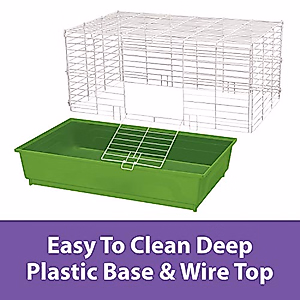 Kaytee My First Home Habitat for Pet Guinea Pigs or Dwarf Rabbits, Large