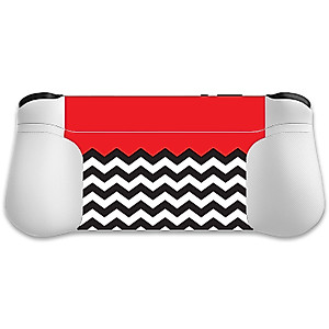 MightySkins Skin Compatible with Logitech G Cloud Gaming Handheld - Red Chevron | Protective, Durable, and Unique Vinyl Decal wrap Cover | Easy to Apply, Remove, and Change Styles | Made in The USA