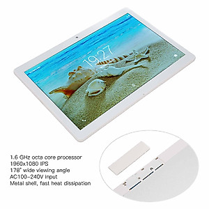 Calling Tablet, Dual Cards Dual Standby HD Tablet AC100-240V 178° Wide Viewing Angle for Gaming for Android11 for Video (US Plug)