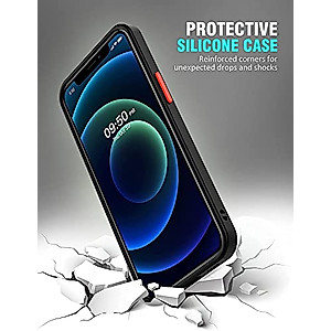 SUBESKING for iPhone 14 Pro Max Butterfly Case,Translucent Matte Soft TPU Bumper Case Cute Animal Print Pattern Design Women Girls Teen, Hard PC Back Clear Protective Phone Cover 6.7 Inch Black