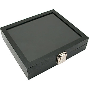 Glass Top Display Case 36 Slot Ring Insert Liner New, Storage Jewelry Box Holder