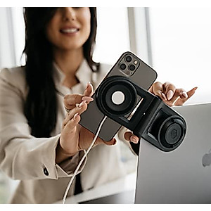 STM MagArm – MagSafe Accessory - Mount iPhone on Laptop or Monitor – Adjust iPhone to Optimal Viewing Angle – Use with or Without The Apple MagSafeCharger - Grey (stm-935-325Y-01)