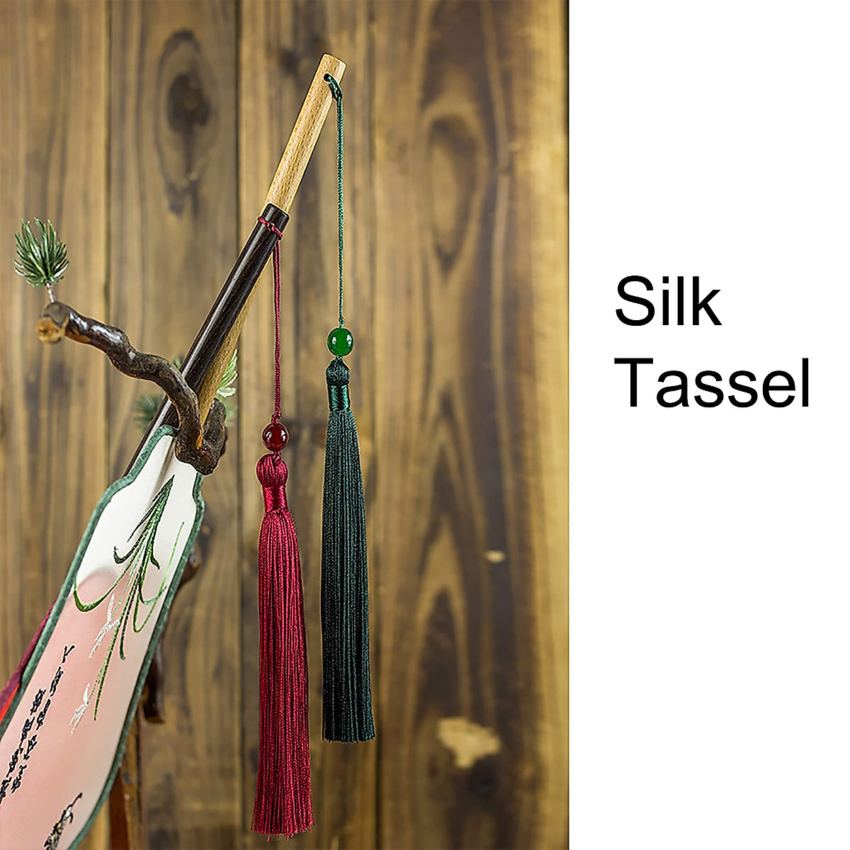 YUELAI Translucent Silk Embroidered Hand Held Fan, Chinese Round Fan, Ancient Hand Fan,Traditional Palace Paddle Dance Fan, Vintage Double-Sided Pattern Fan