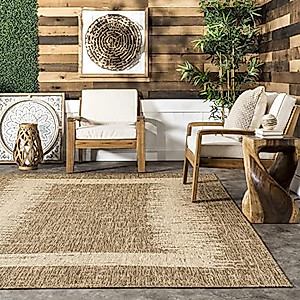 nuLOOM Tami Transitional Square Indoor/Outdoor Area Rug, 2' x 3', Beige