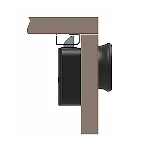 Drawer Fingerprint Password Lock Biometric Electronic Cabinet Access Control Keypad Lock Smart Locks, Touchscreen Keypad, Auto Lock for Homes and Hotel (for Drawers Single Door