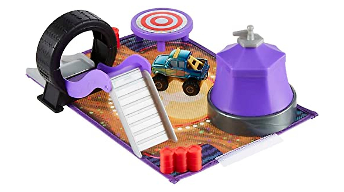 Disney Pixar Cars Mini Racers Playset with Ivy Truck | On-the-Go Fun