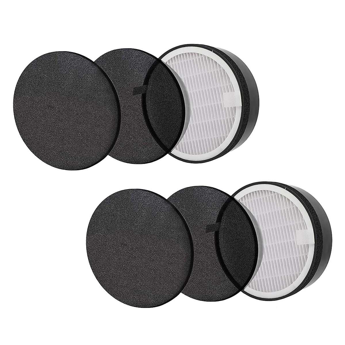 ThingRay LV-H132 Replacement Filter Compatible with LEVOIT LV-H132-RF,3 in 1 Pre-Filter,H13 True HEPA,Activated Carbon Filter,2 HEPA & 4 Carbon Filter