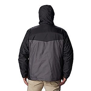 Columbia Men's Glennaker Sherpa Lined Jacket, Shark/City Grey, X-Large