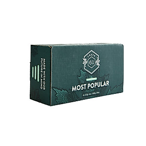 Crate 61 Organics, Handmade in Canada, Plant Based Cold Process Natural Bar Soap, With Premium Essential Oils, Dry Skin, Pack of 6 (Most Popular)