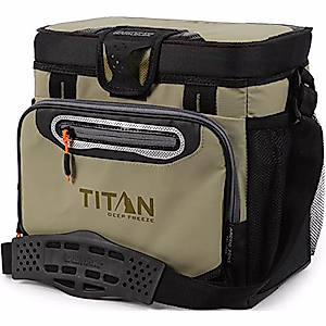 Arctic Zone Titan Deep Freeze Cooler - 16 Can Zipperless Hardbody Cooler - Deep Freeze Insulation, HardBody Liner, and SmartShelf
