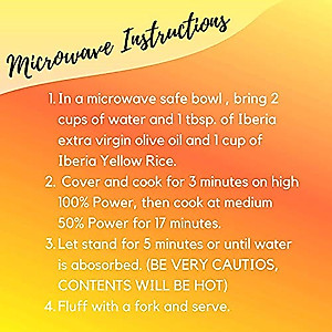 Iberia Yellow Rice 6.25 lb. Bulk Spanish Style Seasoned Rice