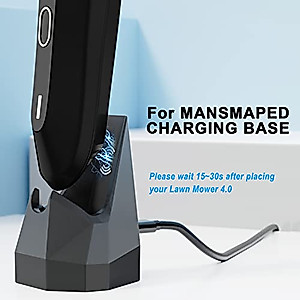 Replacement MANSCAPED 4.0 Charging Dock with AC Adapter, MANSCAPED Wireless Charging Dock, Fit for MANSCAPED The Lawn Mower 4.0 Electric Groin Hair Trimmer