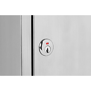 Architectural Mailboxes Regent Stainless Steel, Locking, Wall Mount Mailbox, 2507PS-10, Stainless Steel, Small Capacity