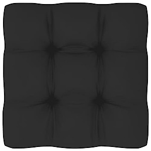 imasay Pallet Sofa Cushion Black 22.8"x22.8"x4"