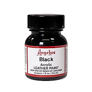 Angelus Acrylic Leather Paint 1oz Black