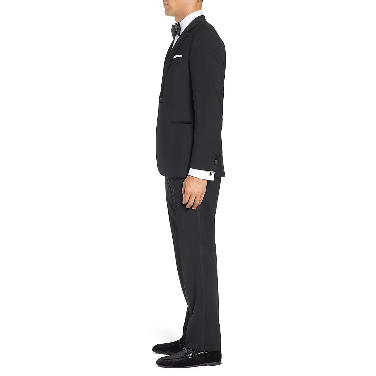 Adam Baker Men's BL501 Classic Fit Tuxedo Suit - Black - 38R