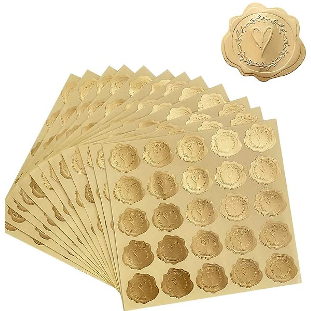 20sets 5.1x7.3 Inch Blank Rose Gold Laser Cut Floral Crown Pocket Quinceanera Invitation Cards with Envelopes for Birthday Bridal Shower Quince Invite Party Dinner (Champagne)