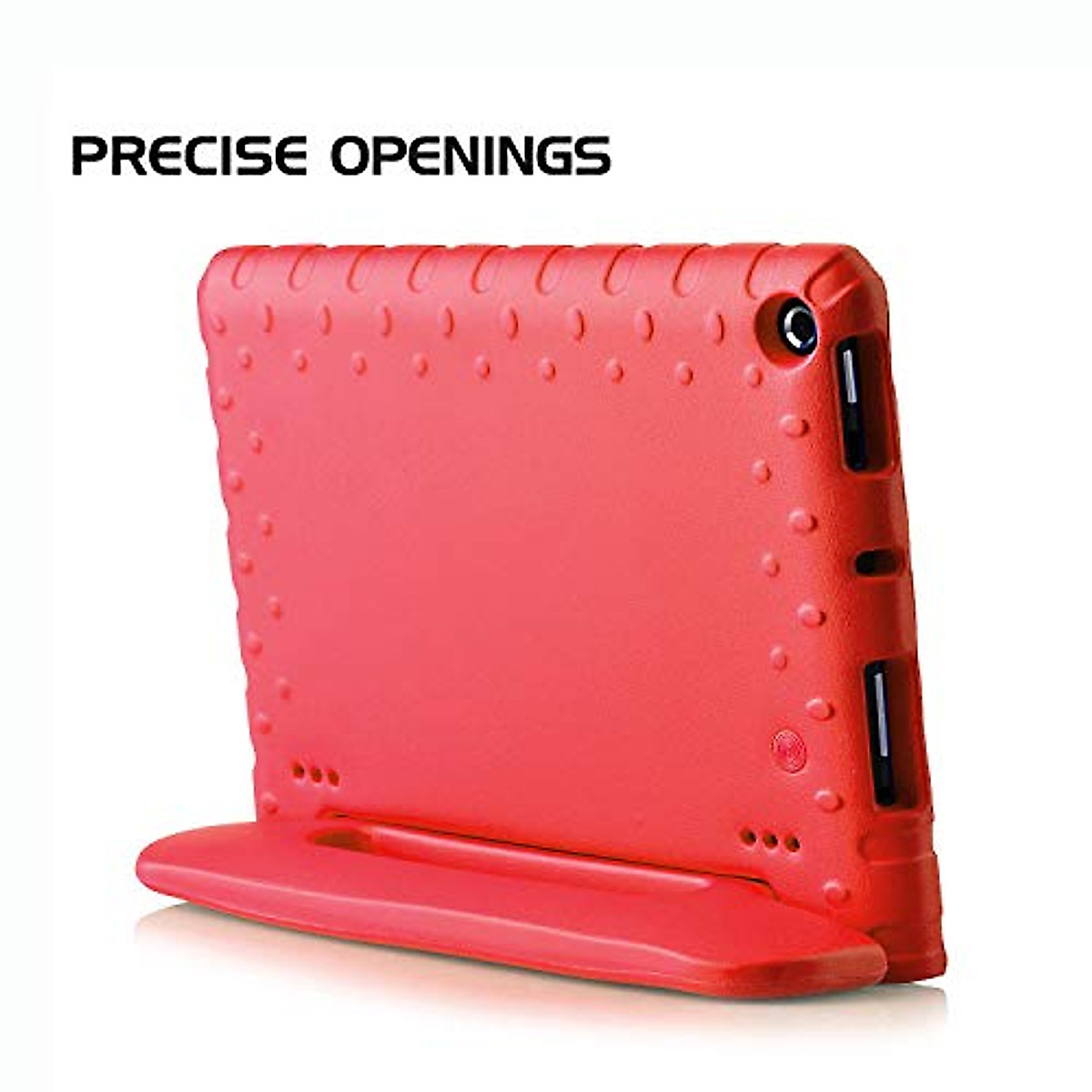 LTROP Fire HD 10 Case 2019 (Previous Model) Shock Proof Fire HD 10 Tablet Case for Kids (7th Generation and 9th Generation, 2017 and 2019) NOT for 2021 Released 11th Generation - Red