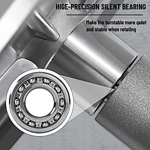 Uten Cake Stand 12 Inches Aluminium Cake, Cake Turntable, Cake spinner, Decorating Display Standble, Easy to use Revolving, Made of Aluminium Alloy material of Food Grade, 7.5'' Base, Polish Plate