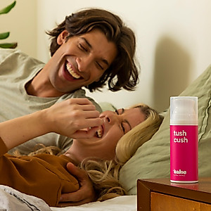 Hello Cake Tush Cush, Silicone and Water-Based Personal Lubricant, Formulated for Anal Use, Hybrid Lube for Men, Women, and Couples, 3.3 fl oz