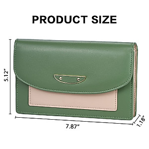 CYANB Small Crossbody Bags Purses for Women, Cellphone Bags Card Holder Wallet Purse Handbags Green