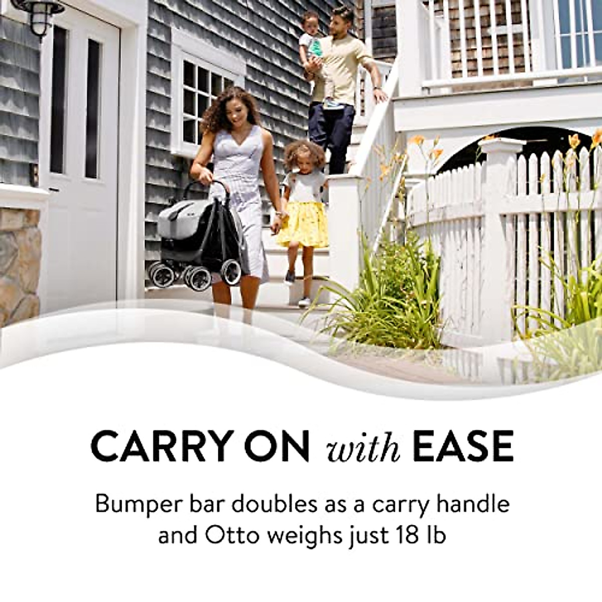 Evenflo Gold Otto Self-Folding Lightweight Travel Stroller (Sapphire Blue)