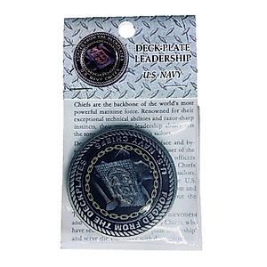 U.S Navy Chiefs Deck Plate Leadership Forged from The Deck Plates Challenge Coin