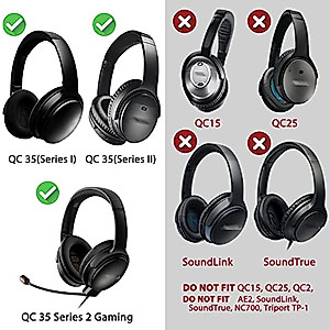 SOULWIT Replacement Headband Kit for Bose QC35 & QuietComfort 35 II (QC35 ii) Headphones, Easy DIY Installation (Silver)