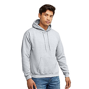 Hanes Men's Pullover EcoSmart Hooded Sweatshirt, ash, 5X Large