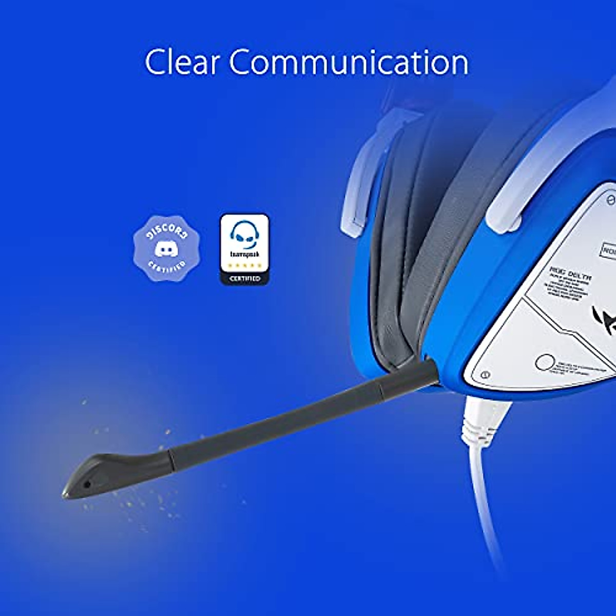 ASUS ROG Delta Gundam Edition Gaming Headset (Limited Edition, AI Noise-Canceling Mic, Hi-Res ESS 9281 Quad DAC, USB-C, Aura Sync, Lightweight, Compatible with Laptop, Consoles, and Smart Devices)