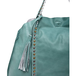 OLD TREND Genuine Leather Birch Tote Bag (Mint)