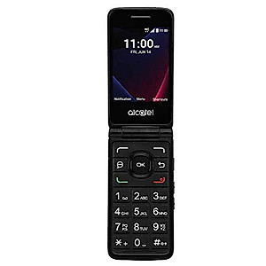 Alcatel Go Flip V 4044V Verizon Flip Phone - Black