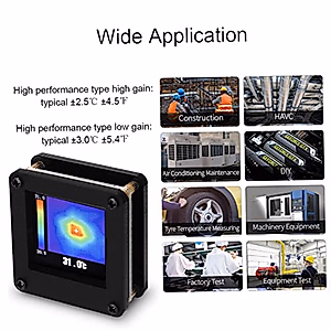 Jorzer Thermal Imager Thermograph Camera Temperature AMG8833 IR Infrared Thermal Imaging Camera Infrared Thermometers