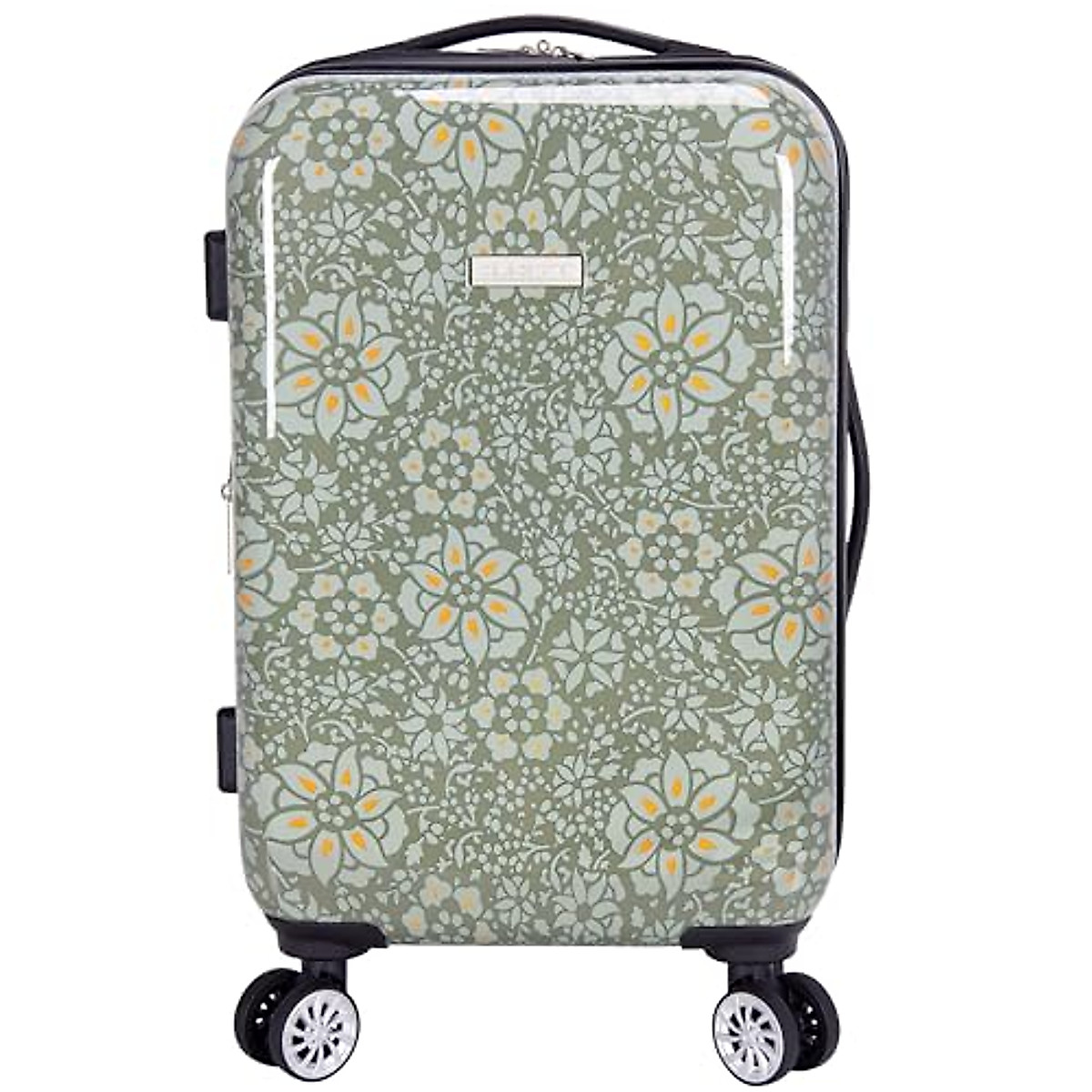 Travelers Club Bella Caronia Deluxe, 3, 7 Piece Luggage & Travel Accessories Set, Jamila, 20" Carry-On