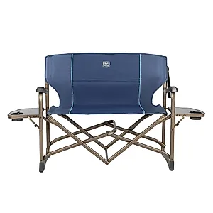 TIMBER RIDGE Director Chair, 16.54" x 37.8" x 35.04", Blue
