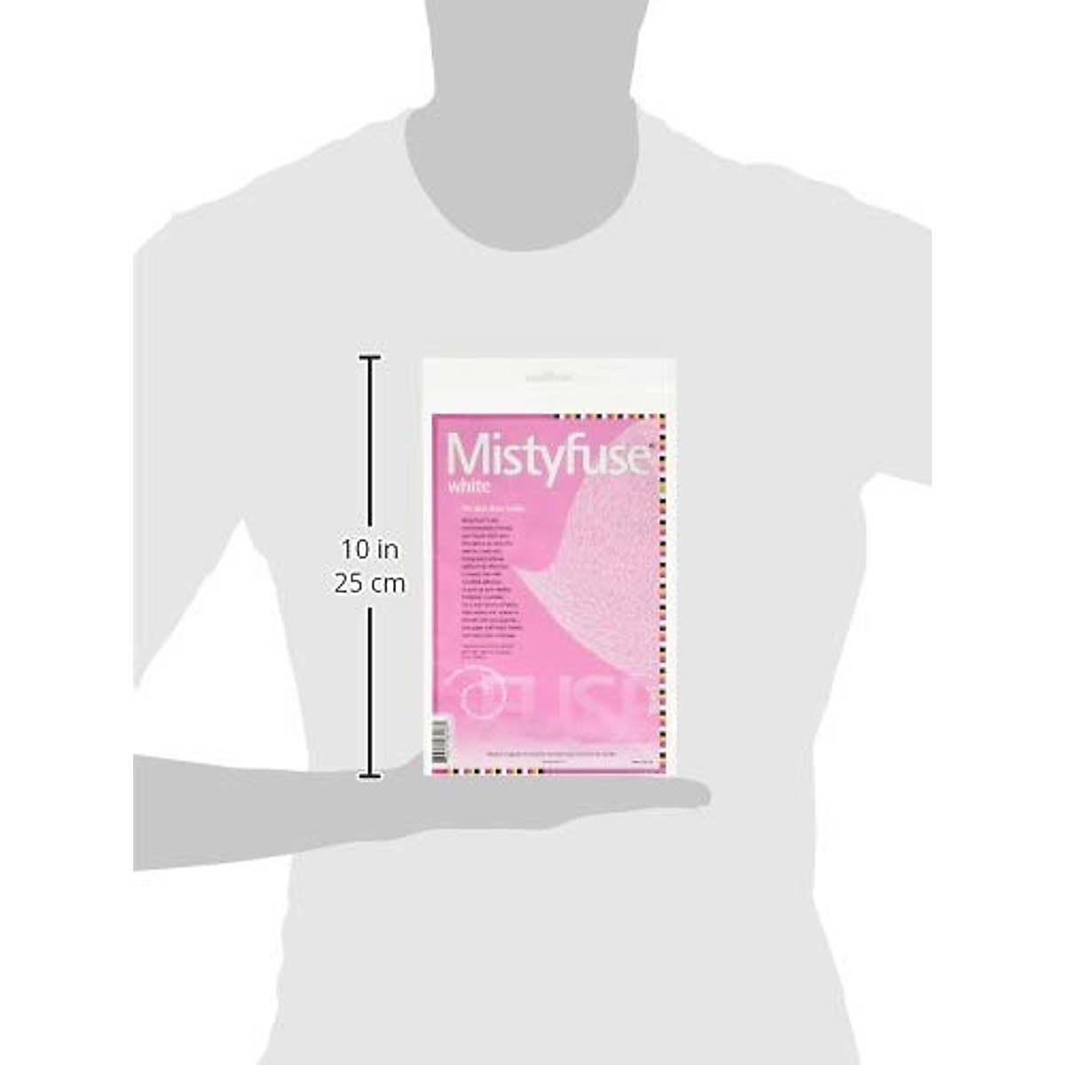 Attached Mistyfuse Sheer Fusible Interfacing, 20" x 90", White (EAWF01)