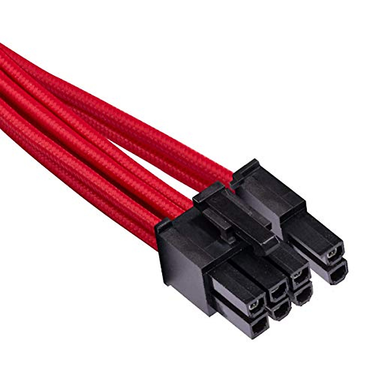 CORSAIR Premium Individually Sleeved PSU Cables Starter Kit – Red, 2 Yr Warranty, for Corsair PSUs