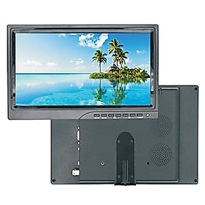 LOVPAIN10.1inch LCD Monitor with HDMI VGA USB AV BNC Support Input Source 366X768 IPS LCD Screen