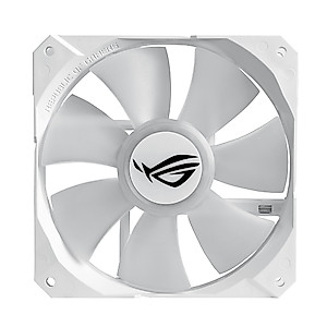 ASUS ROG Strix LC RGB White Edition All-in-One Liquid CPU Cooler (Aura Sync, 3X ROG 120mm Addressable RGB Radiator Fans, White) 360mm