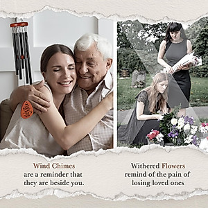 SteadStyle Memorial Gifts for Loss of Dad - Memorial Wind Chimes, Sympathy Gifts for Loss of Loved one, Bereavement Gifts for Loss of Father, Sympathy Gift Baskets
