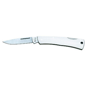 Case WR XX Pocket Knife Brushed Stainless Executive Lockback Item #004 - (M1059L SS) - Length Closed: 3 1/8 Inches