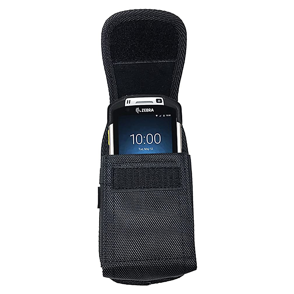 AGOZ Large Scanner Holster, Rugged Vertical Case Pouch for Zebra TC75x, TC75, TC70x, TC70, TC72, TC77, M60, MC65, MC67 Mobile Computer Handheld Barcode Scanner Holder with Metal Belt Clip, Belt Loops