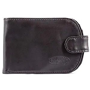 Big Skinny Women's Taxicat Leather Bi-Fold Slim Wallet, Holds Up to 25 Cards, Black