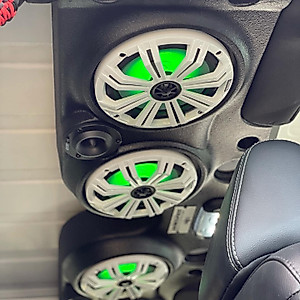 American Soundbar JK/JKU Wrangler Overhead Sound System Empty Enclosure | Jeep Roof Accessory, Enclosure for Speaker, Overhead Sound System Cover (Black)