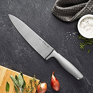 HENCKELS Modernist Razor-Sharp 8-inch Chef Knife, German Engineered Informed by 100+ Years of Mastery, Gray