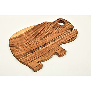 Hippo Kitchen Cutting Board - Juice Grooves with Easy-Grip Handles, Non-Porous, Dishwasher Safe