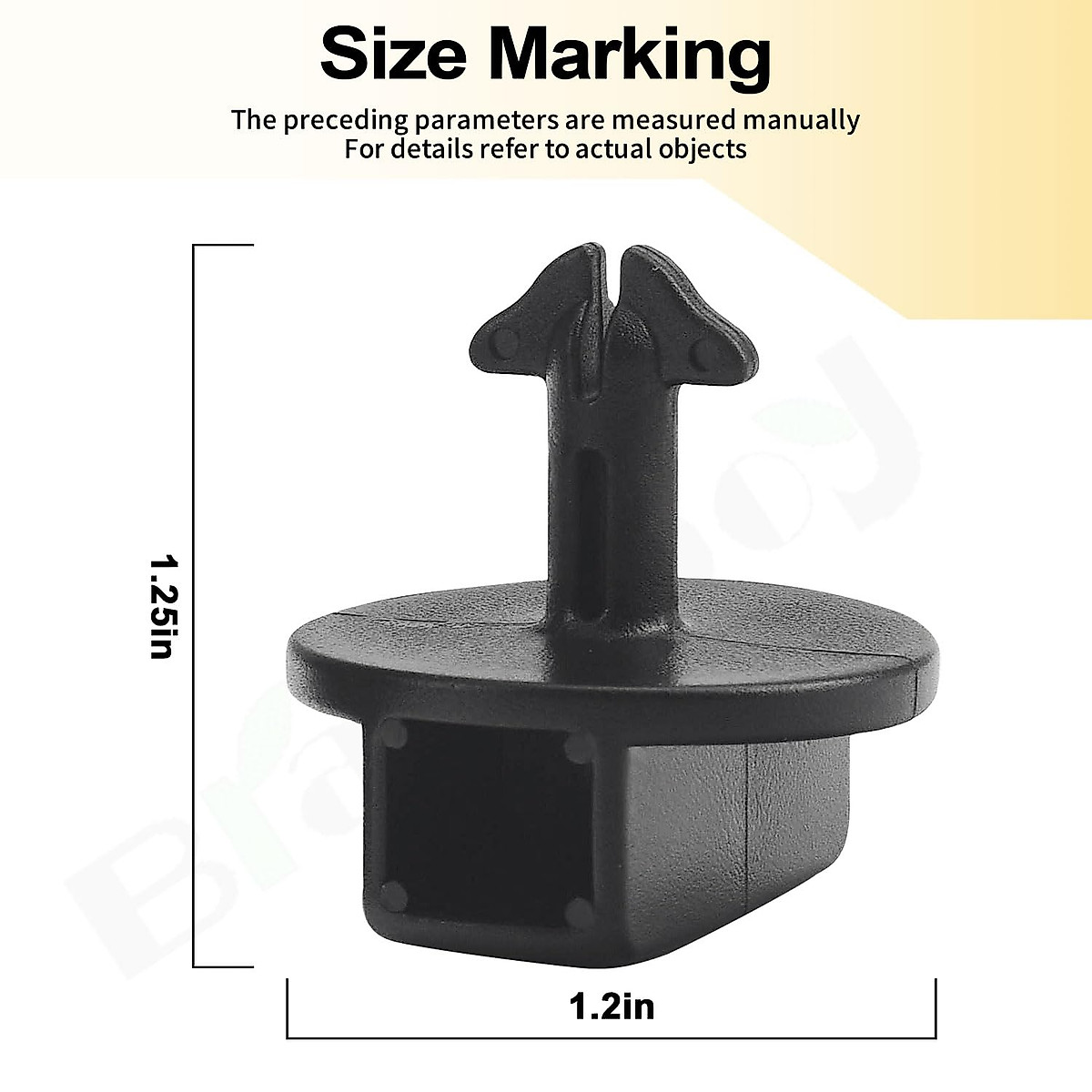 Braveboy 597244 Air Cleaner Cap Knob/Replacement Knob Compatible with B&S Lawn Tractor 123P02, 123P32, 115P02 for Models 115P02-0008-H5, 115P02-0011-H5, 123P02-0002-H5