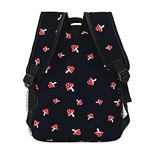 Mushroom Backpack for School Cute Mushroom Laptop Backpacks Bookbags for College Travel for Adults Teens Boys Girls, Men Women
